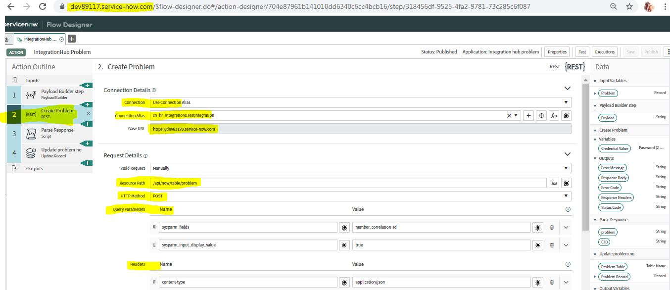 Use Case : IntegrationHub - Working Code